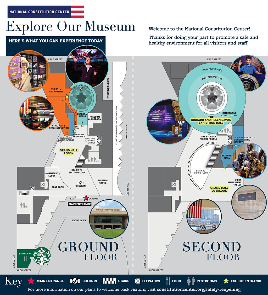 Museum Map | Constitution Center